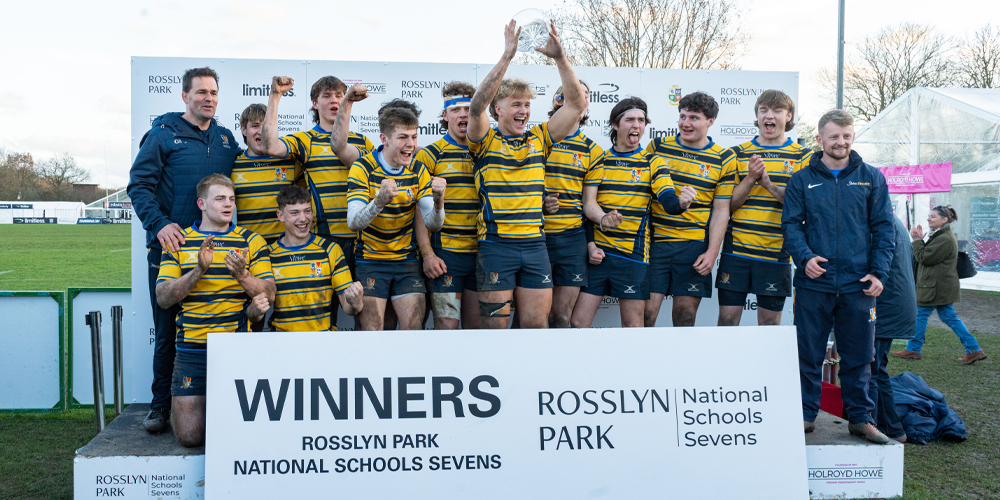 Rugby School claimed the U18 Boys Vase - Rosslyn Park National Schools 7s
