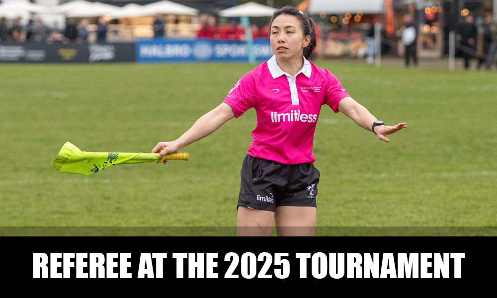 Referee at the 2025 Tournament - Rosslyn Park National Schools 7s